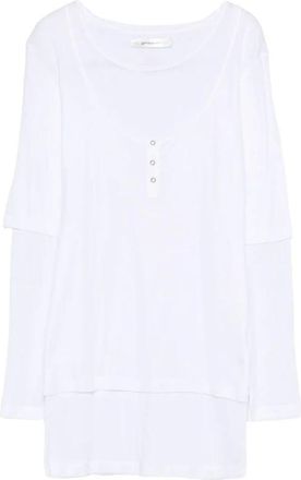 Gimaguas Femme, Robes, Blanc, Taille: 36 FR Henley Short Dress