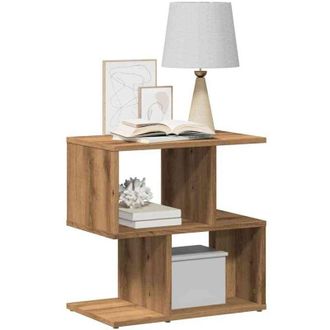 vidaXL Tables de chevet 2 pcs ch&ecirc;ne artisanal bois ding&eacute;nierie Vidaxl