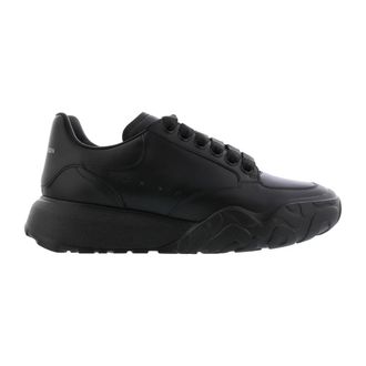 Alexander McQueen Schwarzer Court Sneaker - - Shoes - Damen - Schwarzk - 40 1/2 EU