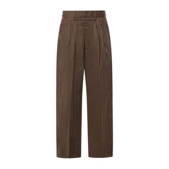 Dondup Wide Hosen - - Trousers - Damen - Braun - S