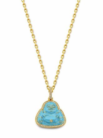 Buddha Mama pendentif Buddha en or 20ct pavé de diamants