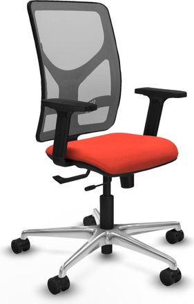 Piqueras y Crespo Sessel Home Office mit 2D-Armlehnen, h&ouml;henverstellbare Lendenwirbelst&uuml;tze, ausgestattet mit Syncro/Traslack und Schneideschaum, mit Rollen 65 mm, Nylo