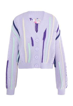 Izia Strickjacke Damen Helllila Mehrfarbig