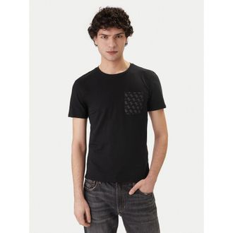 Guess T-Shirt F6GI12 K6XN4 Schwarz Regular Fit
