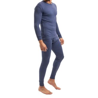 MT Herren Ski- & Thermowäsche Set Light Winter Unterwäsche-Set - Blau 3XL