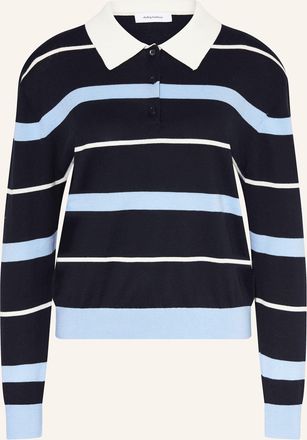 Darling Harbour Darling Harbour Strick-Poloshirt blau