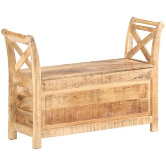 vidaXL Banc dentr&eacute;e 103x33x72 cm Bois de manguier solide vidaXL