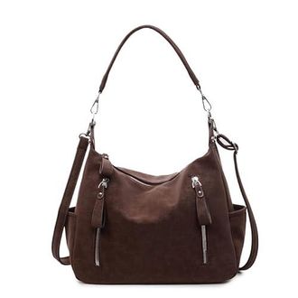 Generic Sac fourre-tout en polyur&eacute;thane givr&eacute; pour femme avec plusieurs fermetures &eacute;clair et poign&eacute;e sur le dessus, grande capacit&eacute; pour voyage, shopping, usa