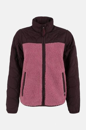 Danef&aelig; Danehazel &Uuml;bergangsjacke Rose Bordeaux Rot Fleece
