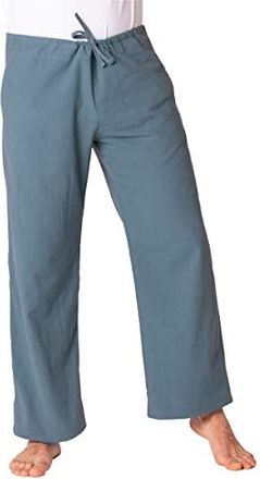 Panasiam Cloth Trousers, Petrol Grey, M