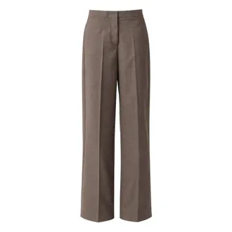 Meimeij Pantalon droit - Femme - Pantalons - Brun - Taille: 38 FR