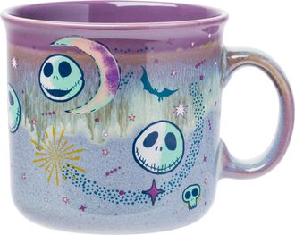 Silver Buffalo Disney Nightmare Before Christmas Mystic Opulence Reactive Glaze Keramik Camper Tasse, 590 ml