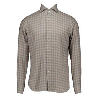 Xacus Homme, Chemises, Beige, Taille: 5XL Chemise D&eacute;lav&eacute;e