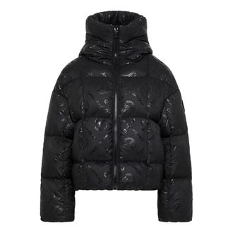 Carlo Colucci Gepolsterte Oversize-Jacke mit einzigartigem Abzeichen - - Jackets - Damen - Schwarzk - XL