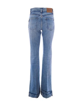 Haikure Womens Jeans Flora Cut Pollock Blue Cotton