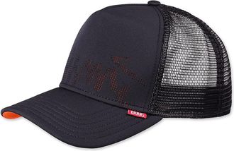 Djinns Trucker Cap HFT Burned Sports Black Orange Schwarz, Size:OneSize