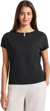 Street One Damen Jersey-Shirt mit Cut-Out