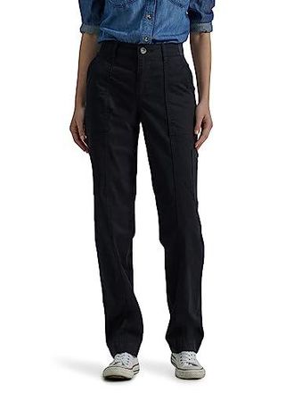 Lee Pantalon Utilitaire Ultra Lux Comfort avec Flex-to-Go pour Femme, Unionall Noir, 40