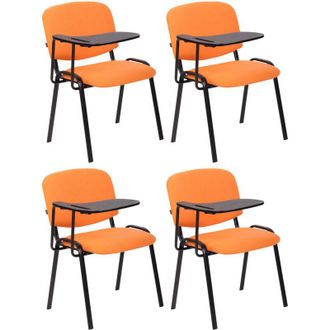 Clp 4er Set Stuhl Ken mit Klapptisch Stoff orange