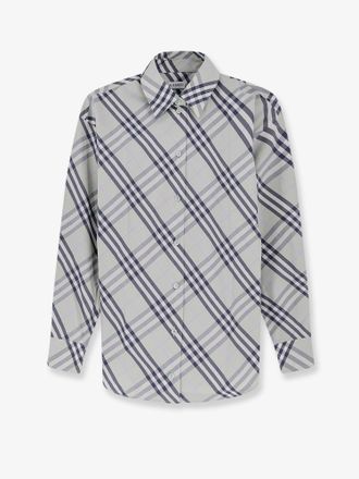 Burberry Emma cotton shirt with Check pattern - BURBERRY - gender_Woman
