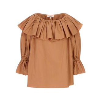 Chlo&eacute; Damen, Blusen & Hemden, Braun, 2XSGr&ouml;&szlig;e