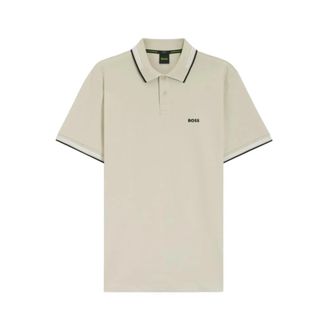HUGO BOSS Paul Polo - - Tops - Herren - Beige - M