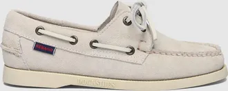 Sebago Moccasins Portland Flesh Out Woman Full White