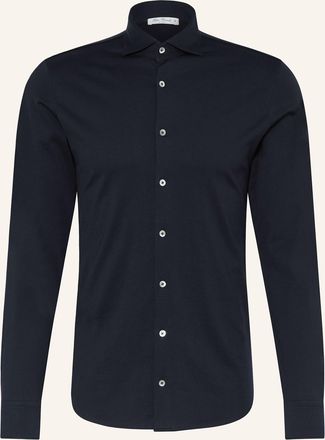 Stefan Brandt Jerseyhemd Otis Slim Fit blau