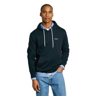 Pepe Jeans London Herren Essential Hoodie Sweatshirt, Blau (Dulwich Blue), S
