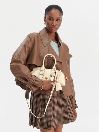 Pinko Handtasche Bowling Bag Baguette AI 25-26 105334 A2VW &Eacute;cru