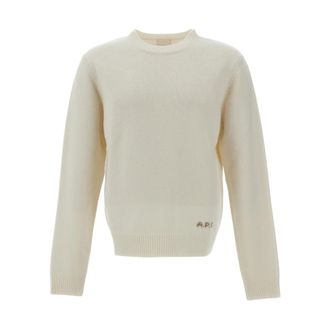 A.P.C. Pullover Edmond - - Knitwear - Herren - Wei&szlig; - M