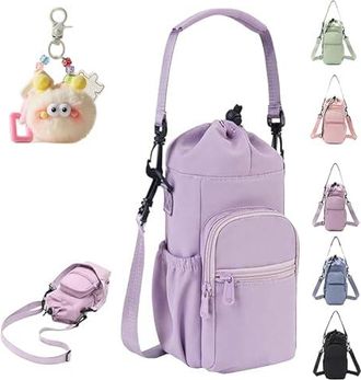 Generic Sac &agrave; bandouli&egrave;re pour bouteille deau, le compagnon ultime en plein air, sac &agrave; bandouli&egrave;re pour bouteille deau, sac &agrave; bandouli&egrave;re pour randonn&eacute;e, camp