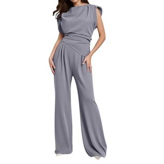 Generic Tailleur Pantalon Blanc Femme Chic Pour Mariage Mariage Tendance Cachemire Set Couple Fuselé Sapin Monogramme Costumes Mousseline Hip Wide Bicolore Po