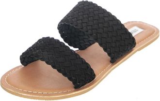 Steve Madden Femme, Chaussures, Noir, Taille: 37 1/2 EU Tongs