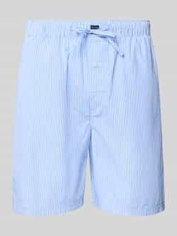 Christian Berg Regular Fit Pyjama-Shorts mit Logo-Patch