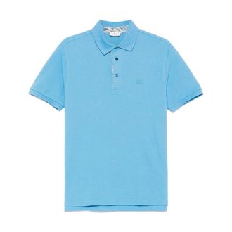 Etro Celeste Polo Shirt Baumwolle Freizeit - - Tops - Herren - Blau - 2XL
