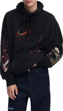 Desigual Sweat_Postcards, 2000 Schwarz, XXL, Schwarz, XXL