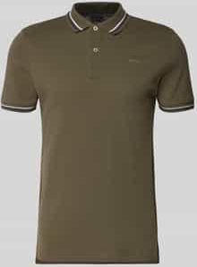 Geox Slim Fit Poloshirt mit Kontraststreifen