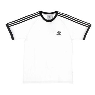 adidas Homme, Tops, Blanc, Taille: 2XL T-shirt Ray&eacute; Blanc Manches Courtes