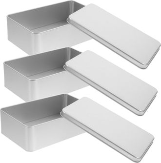 Healifty 3stücke Cookie Boxen Mit Deckel Keks Dosen Aus Bonbon Dosen Zum Verschenken Praktische Schachteln Für Kekse Und Süßigkeiten Für Partys Feste Und Reise