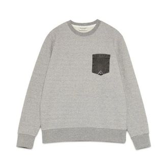 Roy Rogers Homme, Sweatshirts et sweats à capuche, Gris, Taille: XL Pull Gris avec Poche en Denim