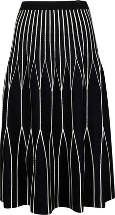 Elisabetta Franchi Femme, Jupes, Noir, Taille: 42 FR Gonna di Maglia