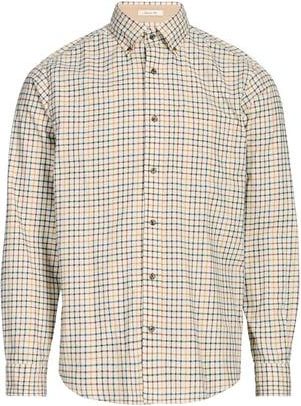 GANT Baumwollfliesen rechts Hemd - braun