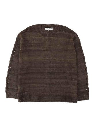 Our Legacy Pull Col Rond - Marron
