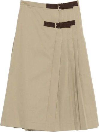 Semicouture Femme, Jupes, Vert, Taille: 38 FR Jupe Pabla T170