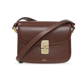 A.P.C. Grace Kleine Umh&auml;ngetasche - - Bags - Damen - Braun - ONE SIZE