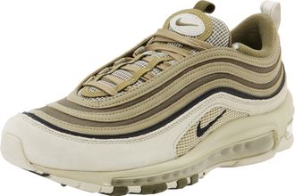 Nike Herren AIR MAX 97 SE Sneaker, Light Bone Black Medium Olive, 38.5 EU