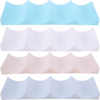 BESPORTBLE NOLITOY 4 St&uuml;ck Kunststoff Weinregal und Dosenhalter f&uuml;r K&uuml;hlschrank Getr&auml;nkeorganizer f&uuml;r K&uuml;che Speisekammer und Wohnzimmer Platzsparendes Tischregal