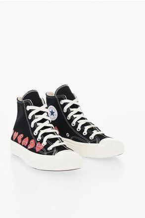 Converse CDG X CONVERSE High-Top Canvas Sneakers PLAY size 36,5