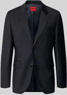 HUGO BOSS Regular Fit Sakko aus Wolle mit Brusttasche
